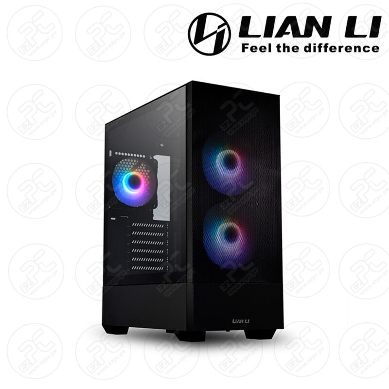 CASE LIAN LI LANCOOL 205 MESH BLACK VIDRIO TEMPLADO