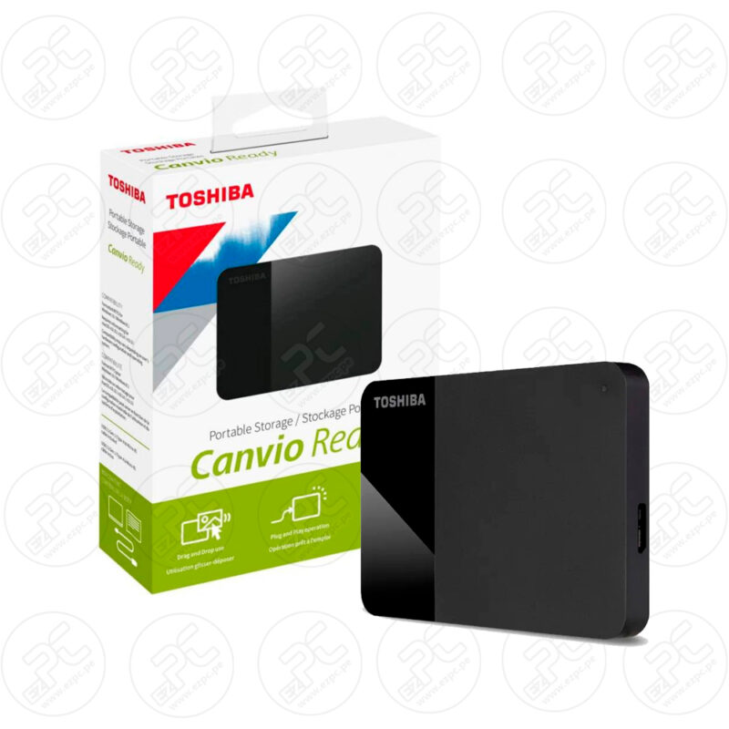 TOSHIBA DISCO DURO EXTERNO CANVIO READY 1TB HDTP310XK3AA – EzPC.pe