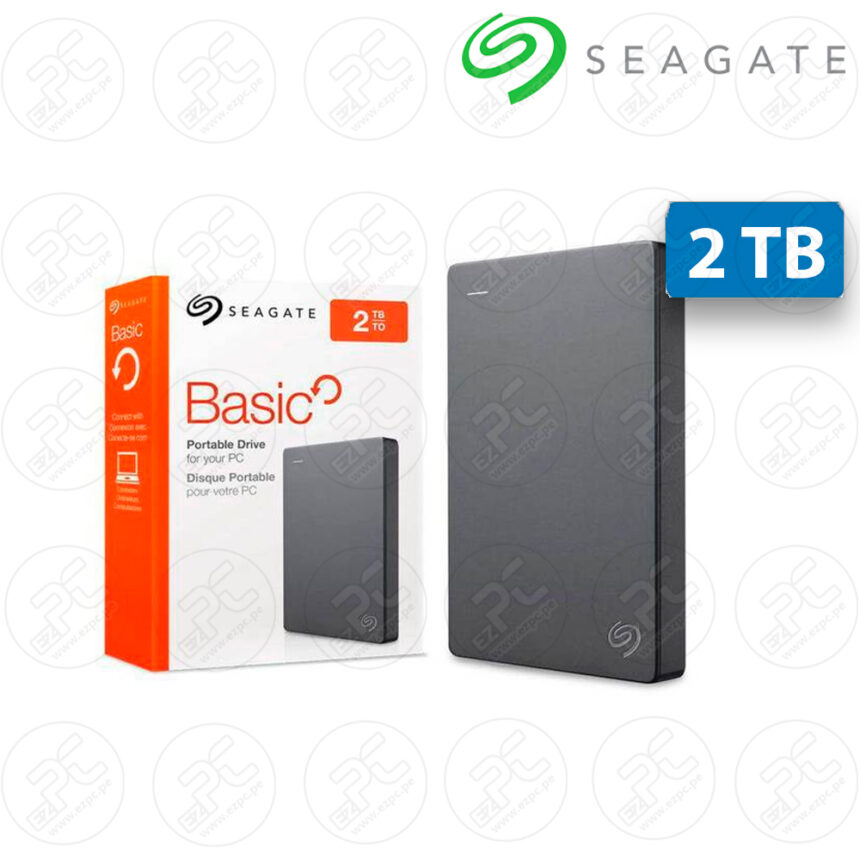 DISCO DURO EXTERNO SEAGATE BASIC 2TB USB 3.0/ 2.0 (STJL2000400)