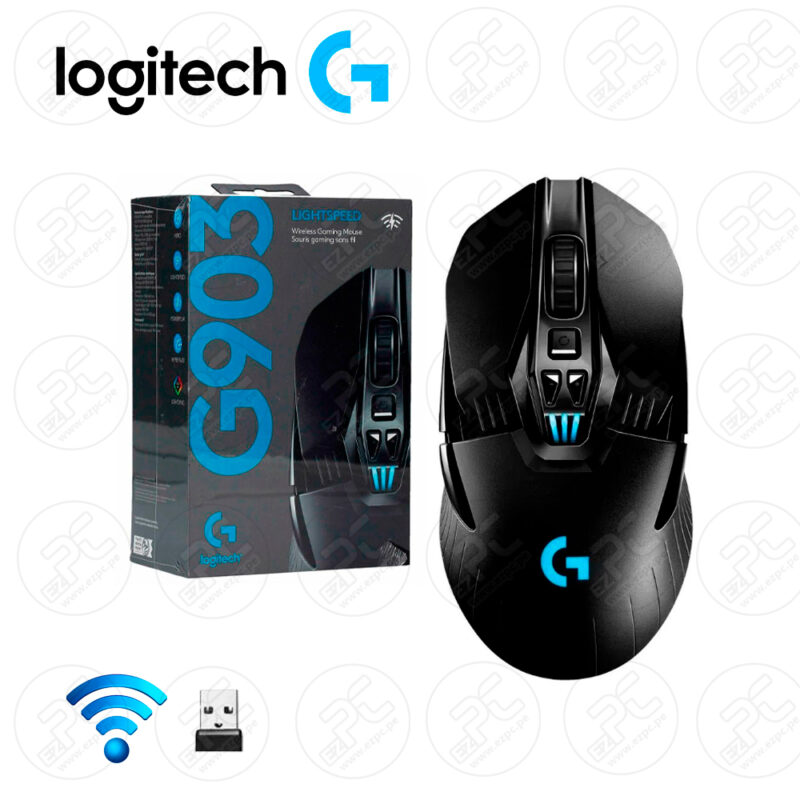 MOUSE LOGITECH G903 HERO LIGHTSPEED RGB (910-005670)