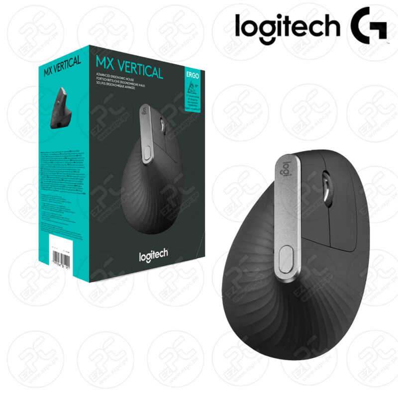 MOUSE LOGITECH MX VERTICAL ERGONOMICO BLUETOOH USB (910-005447)